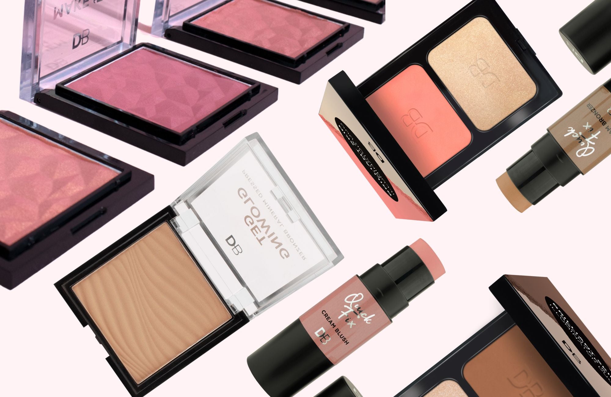 Blush v Bronzer: The difference and how to use – DB Cosmetics