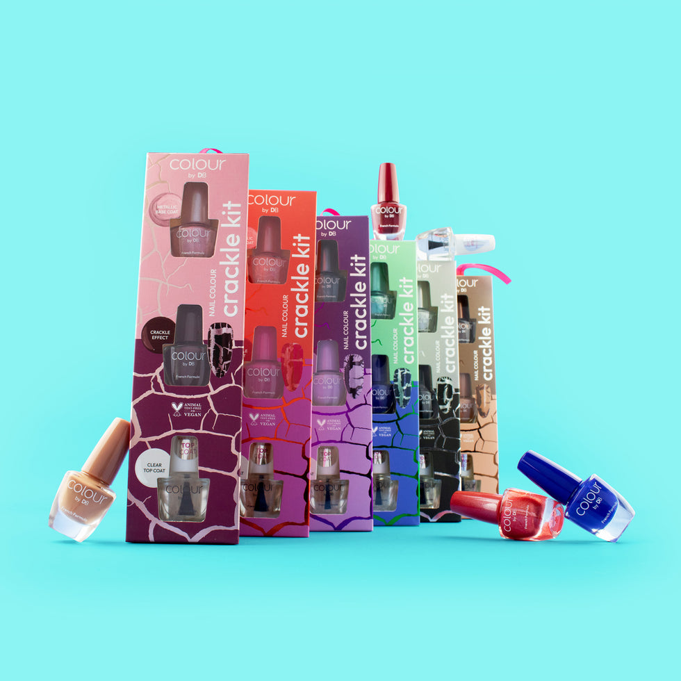 Nail Colour Crackle Kit | Colour By DB – DB Cosmetics