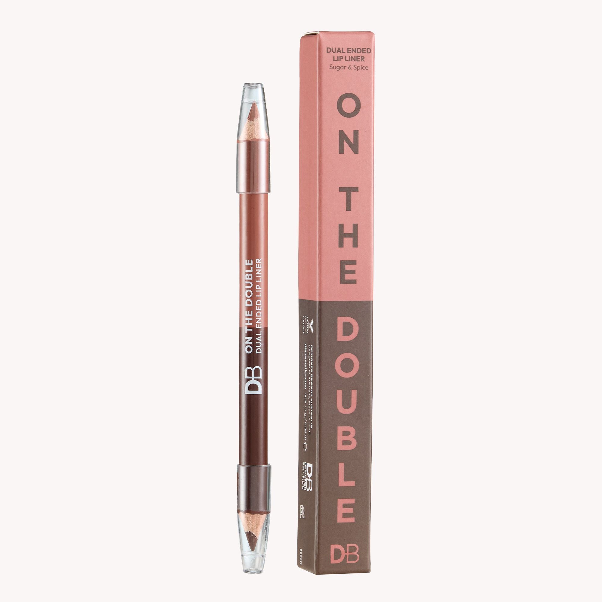 On The Double Dual-Ended Lip Liner | DB Cosmetics